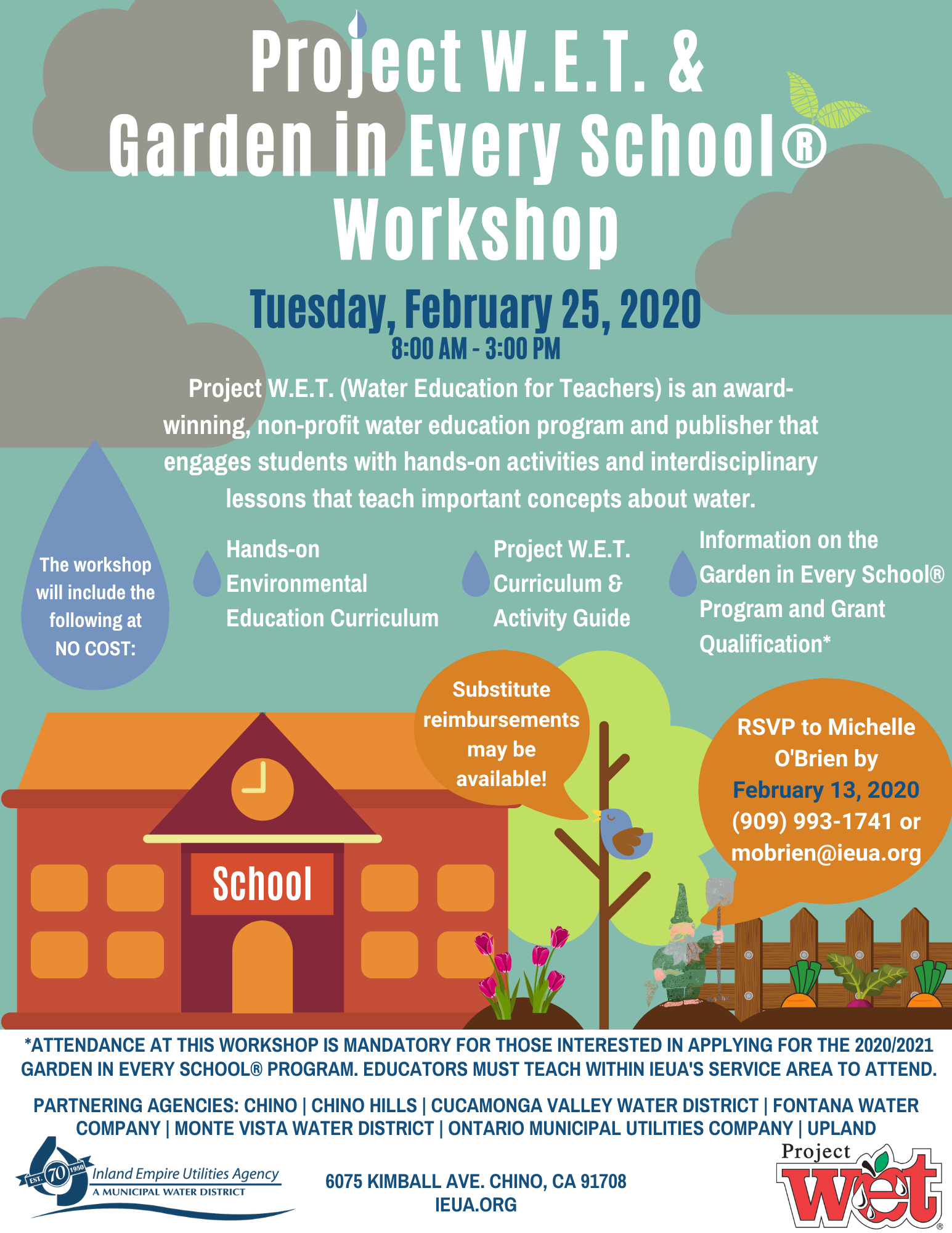 PROJECT W.E.T. & GARDEN IN EVERY SCHOOL® WORKSHOP | IEUA